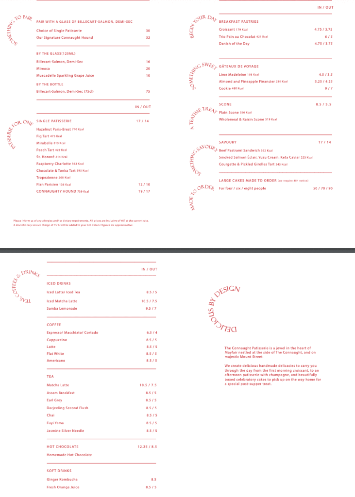 The Connaught Patisserie By Nicolas Rouzaud Menu, Reviews And Photos ...